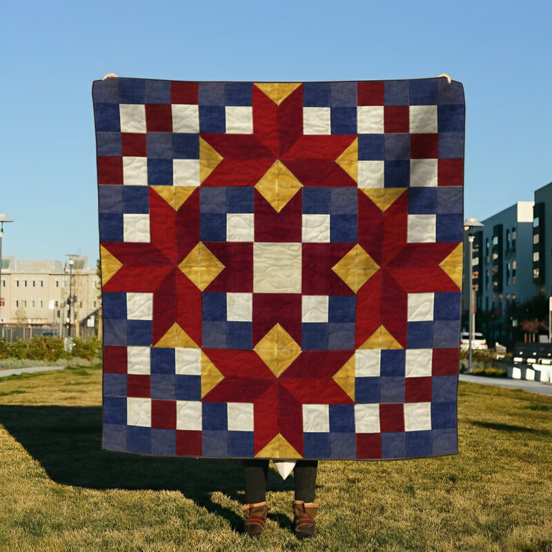 Urban Stars Quilt Pattern - Easy Quilt Pattern