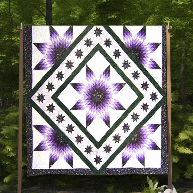 Celestial Garden Quilt Pattern - Easy Quilt Pattern