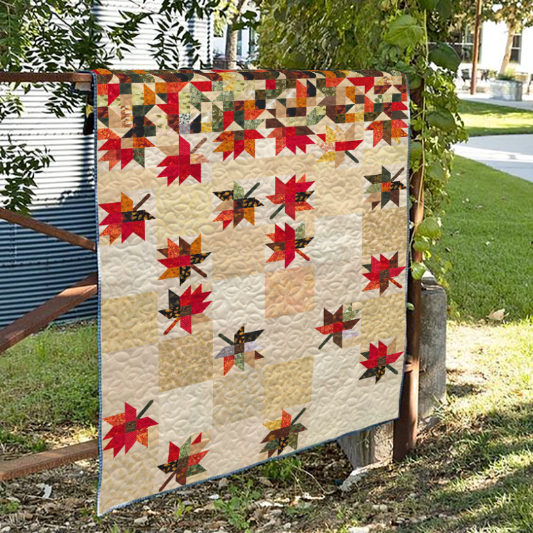 Golden Maple Dreams Quilt Pattern - Easy Quilt Pattern