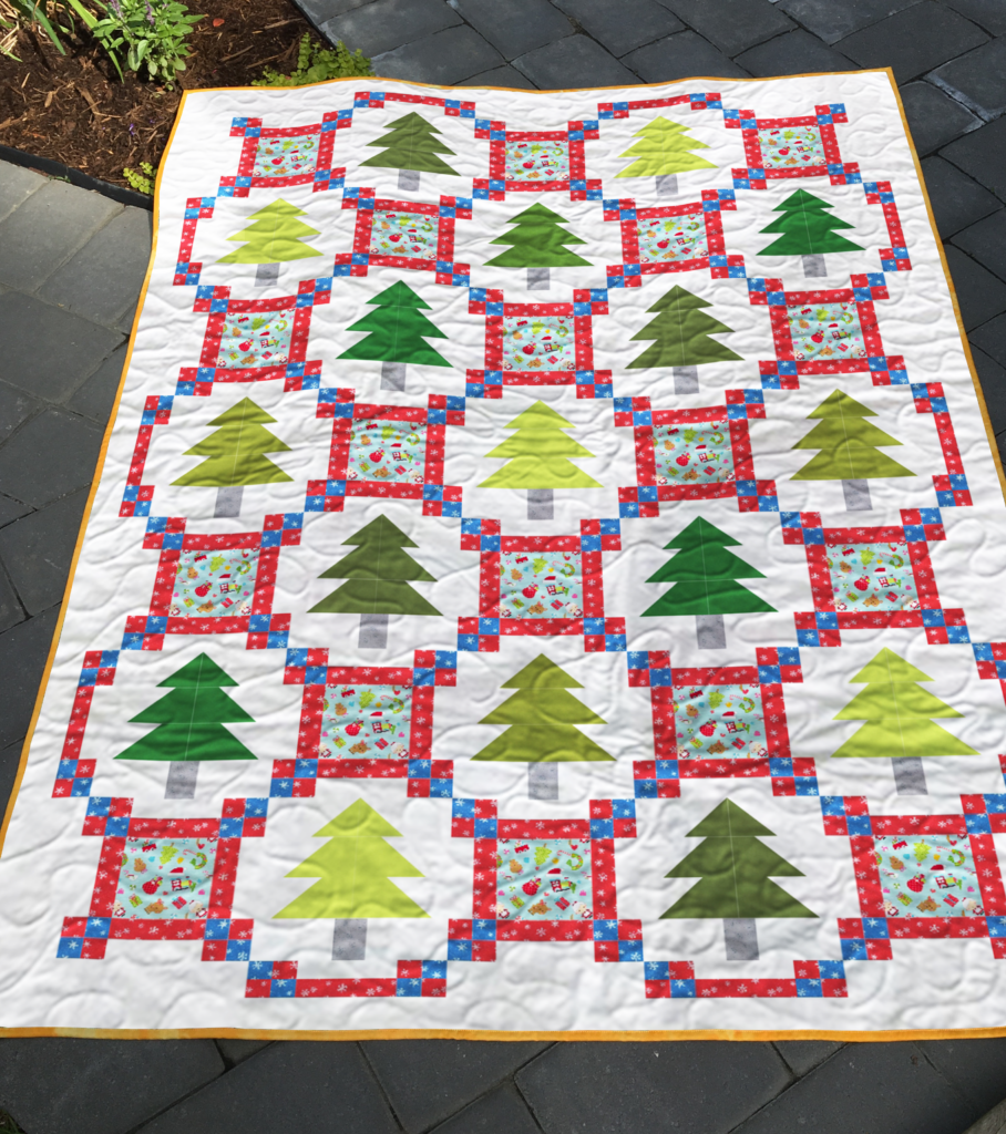 Festive Pines Quilt Pattern - Easy Quilt Pattern