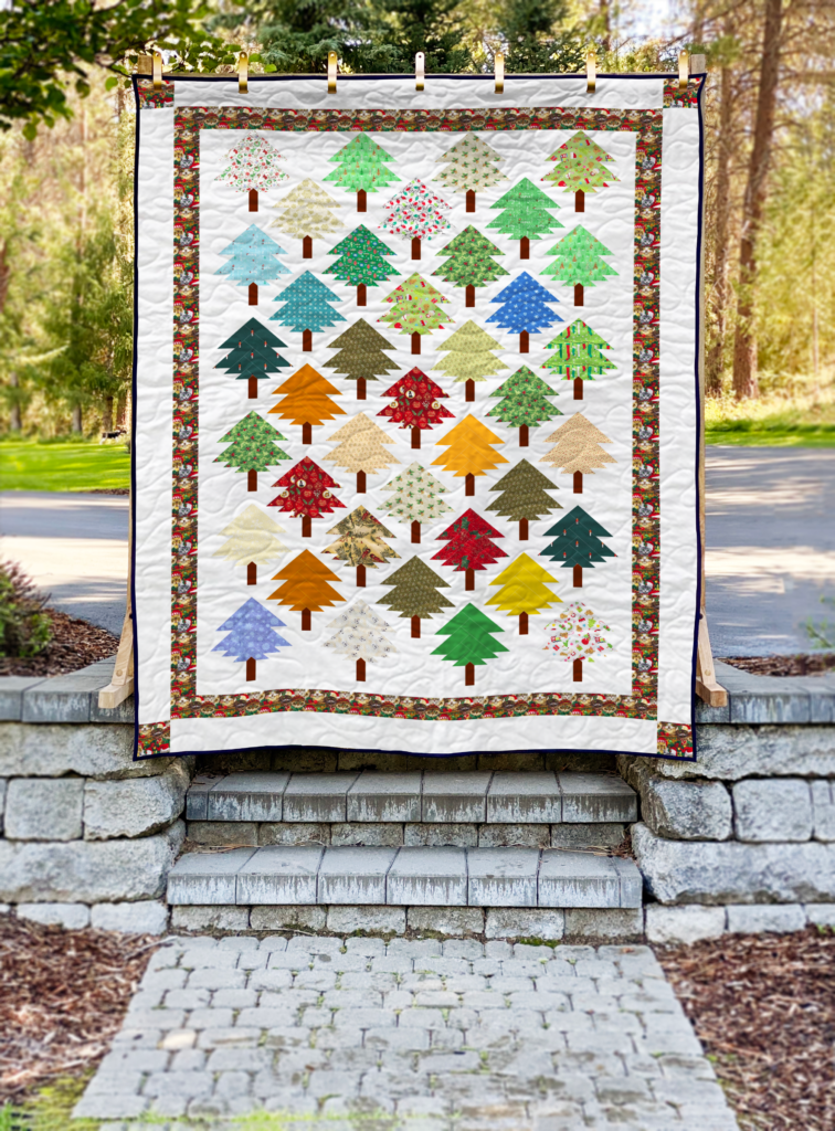 Autumn Pines Quilt Pattern - Easy Quilt Pattern