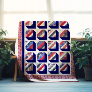 Stars and Stripes Forever (Printed Edition) - Easy Quilt Pattern