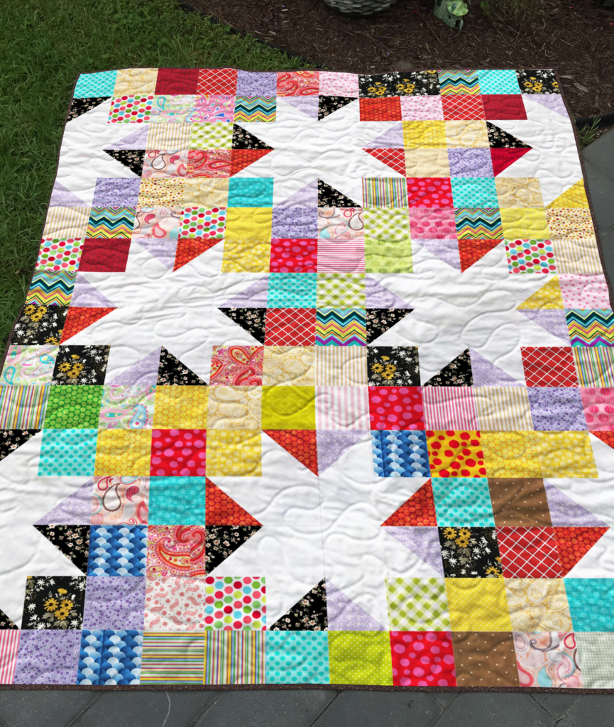 Stars in Flight Quilt Pattern - Easy Quilt Pattern