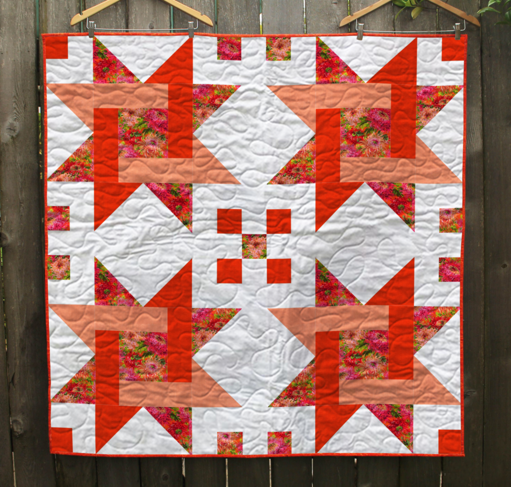 Bright Star Blooms (Printed Edition) - Easy Quilt Pattern