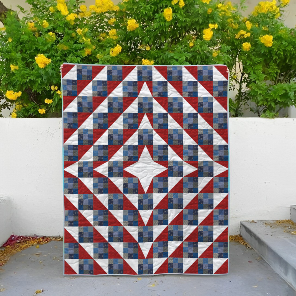 Radiant Compass (Printed Edition) - Easy Quilt Pattern