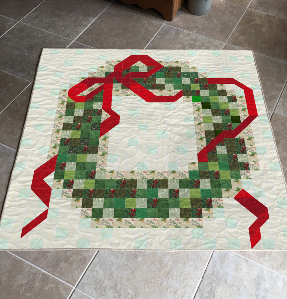 Festive Wreath (Printed Edition) - Easy Quilt Pattern