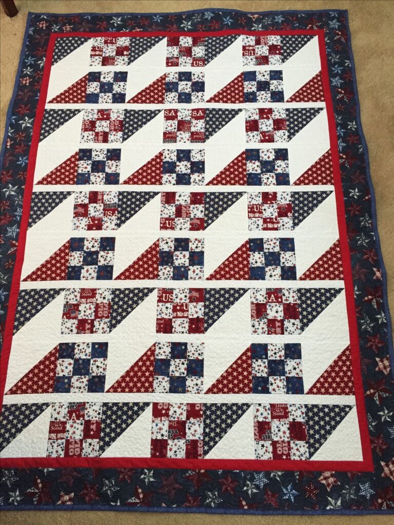 Freedom Flight Quilt Pattern - Easy Quilt Pattern