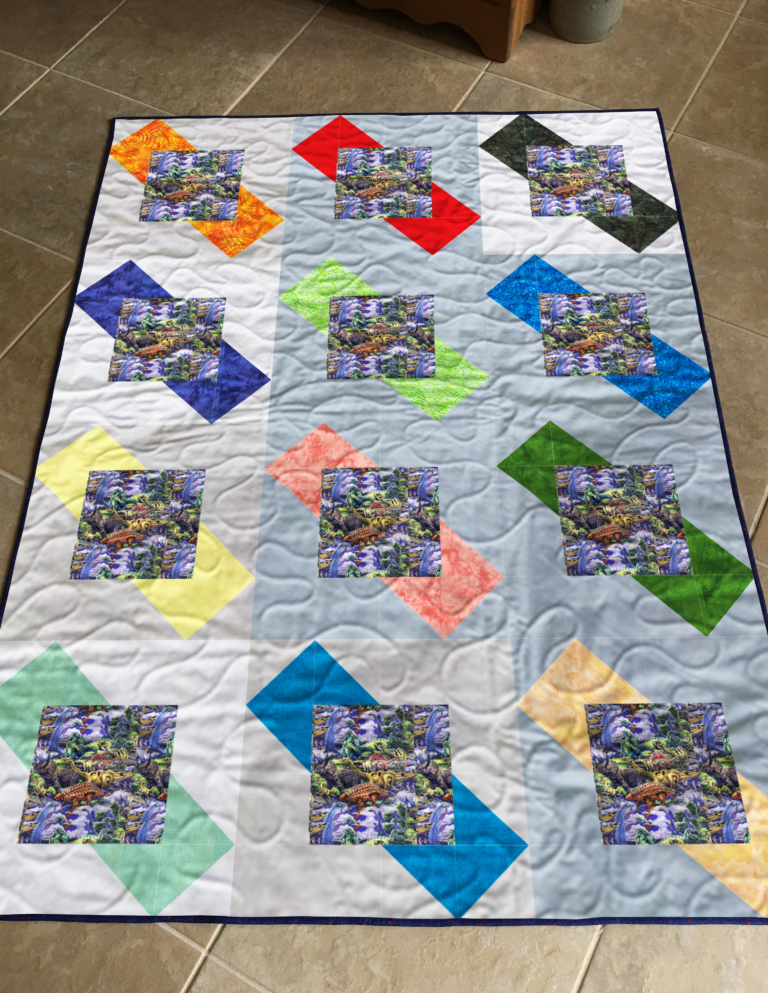 Rainbow Reflections Quilt Pattern - Easy Quilt Pattern