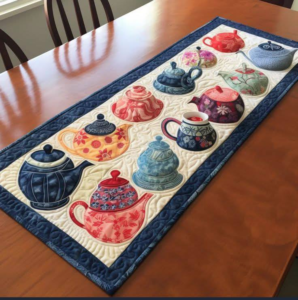 Teapot Parade (Printed Edition) - Easy Quilt Pattern