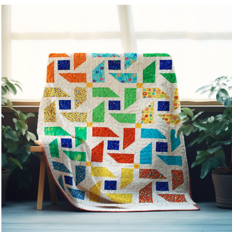 Playful Pinwheel Parade - Easy Quilt Pattern