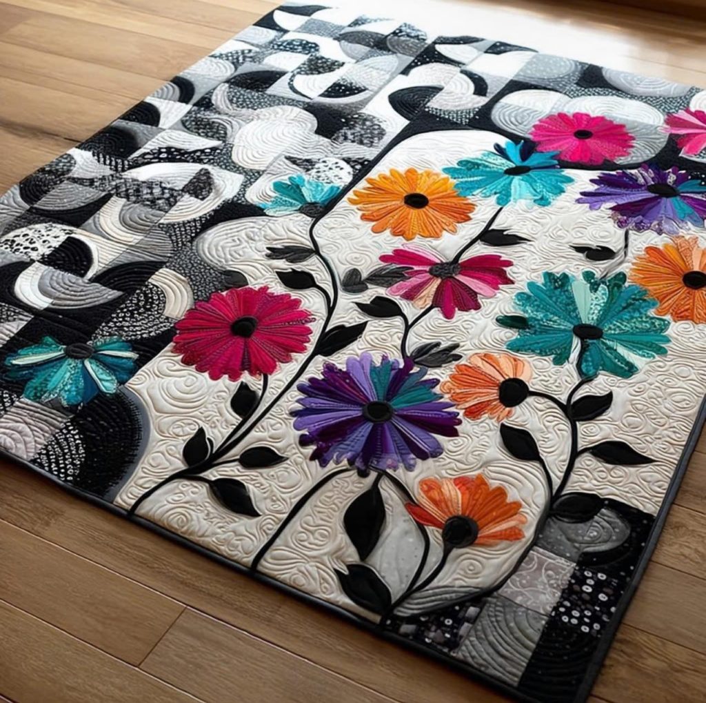 Floral Frequency (Printed Edition) - Easy Quilt Pattern